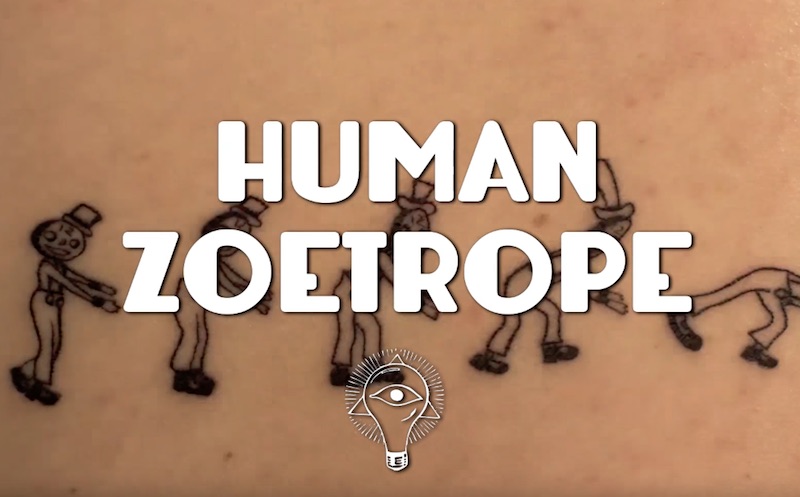 タトゥーでゾートロープアニメーションを作った男「Human Zoetrope (Tattoo Animation)」 | mifdesign ...